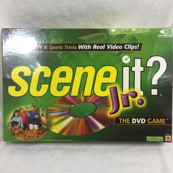 Mattel | Media | Scene It Jr Dvd Trivia Game New Sealed | Poshmark